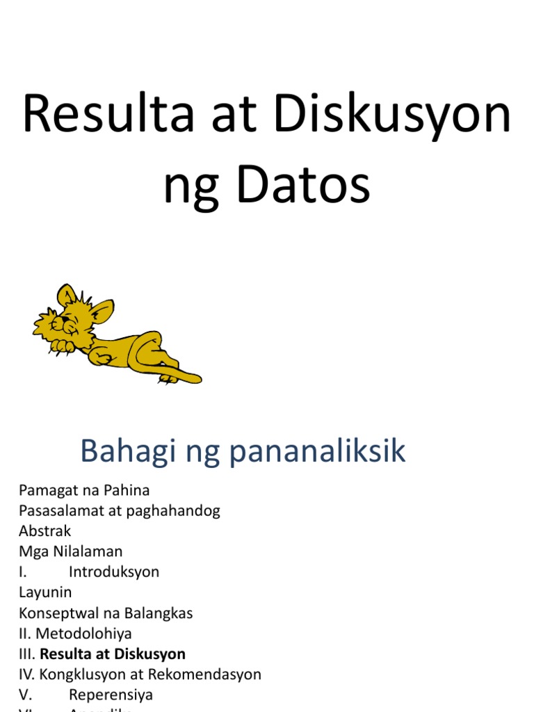 Ang Resulta at Diskusyon.. | PDF