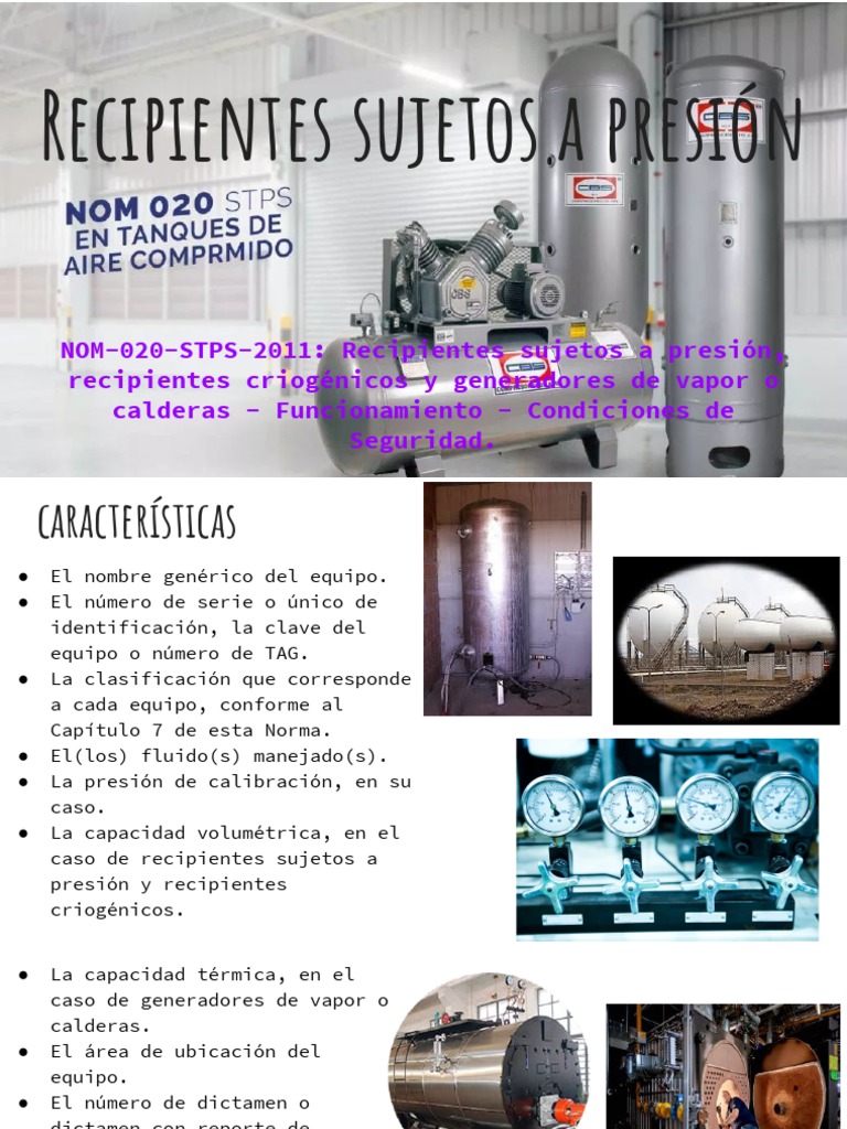 Recipientes Sujetos A Presion | PDF | Presión | Caldera