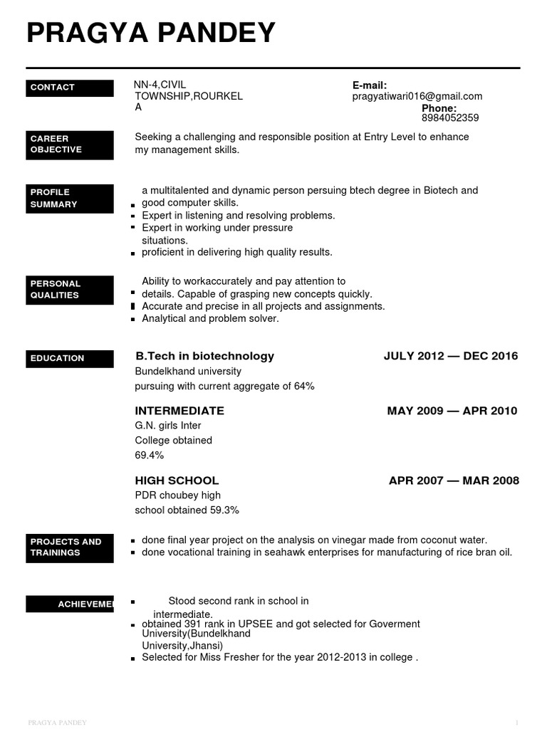 Bpo Resume Sample | Download Free PDF | Computing | Business