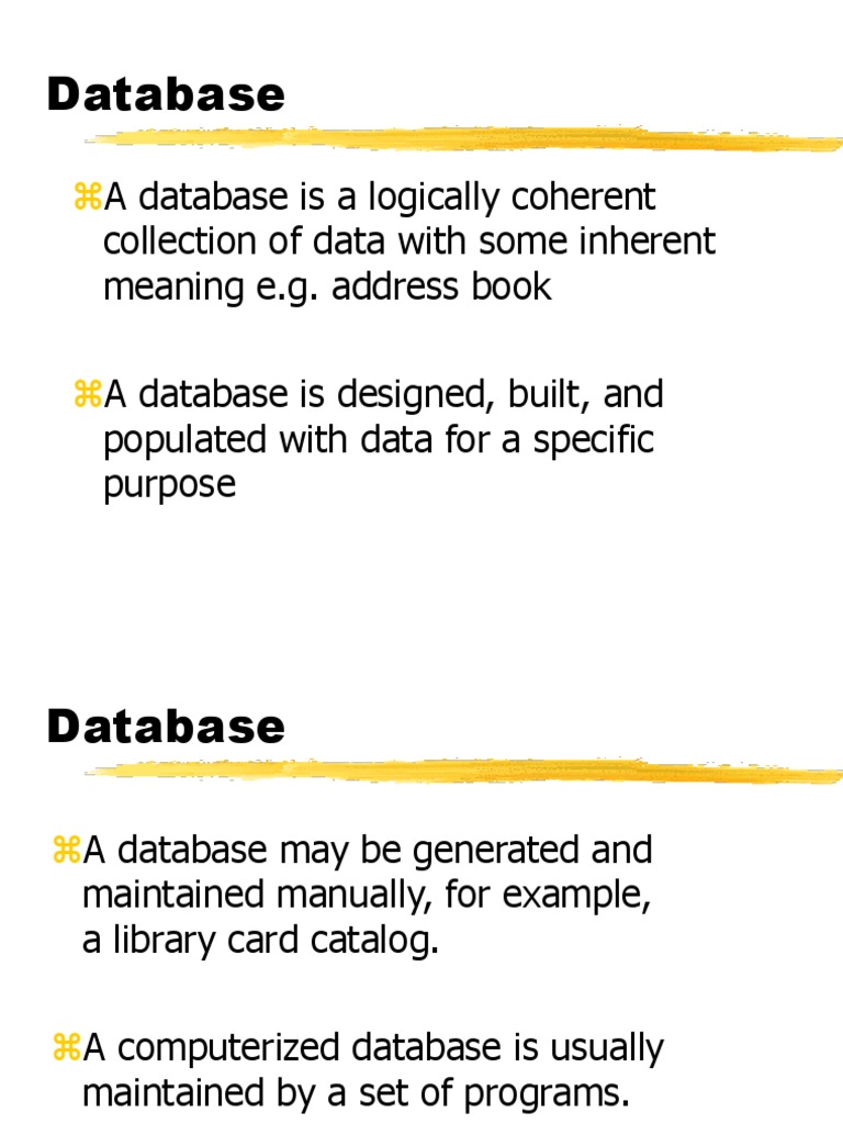 Lecture 4 | PDF | Databases | Computer Program