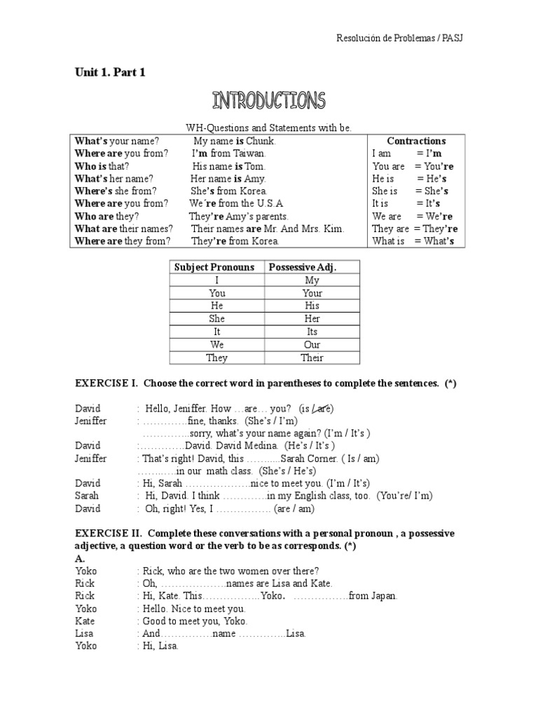 Self Study Handout Pdf Grammatical Tense Workweek And Weekend
