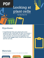 Observing Onion Cells Under Microscope | PDF | Cell (Biology) | Microscope