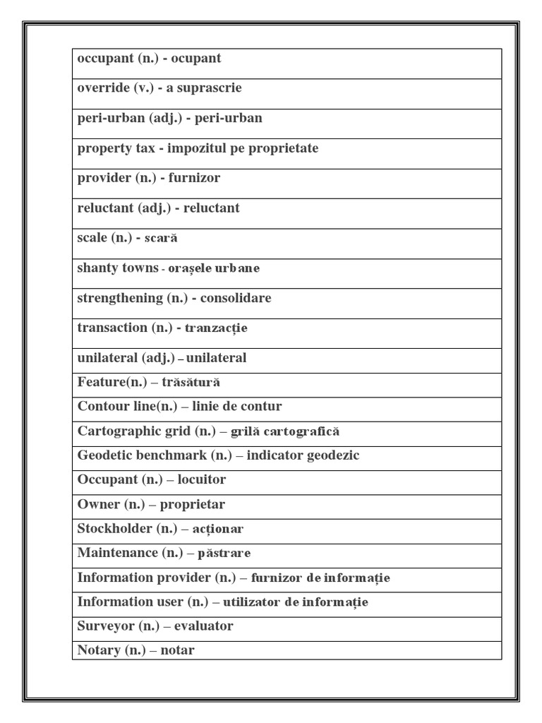 Cadastru Urban | PDF