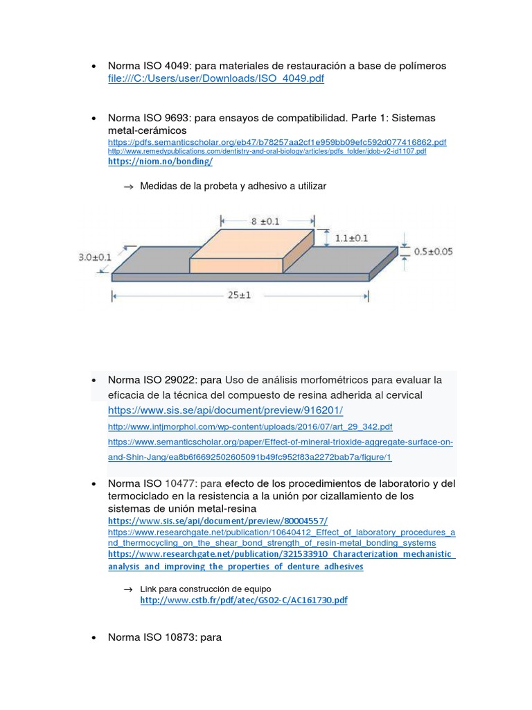 Norma ISO 4049 | PDF