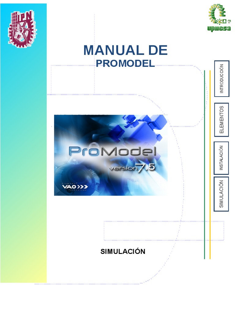 Manual Promodel Sim | PDF | Simulación | Planificación