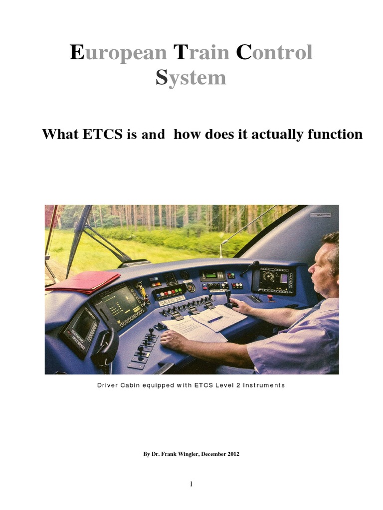 Uropean Rain Ontrol Ystem: What ETCS Is and How Does It Actually ...
