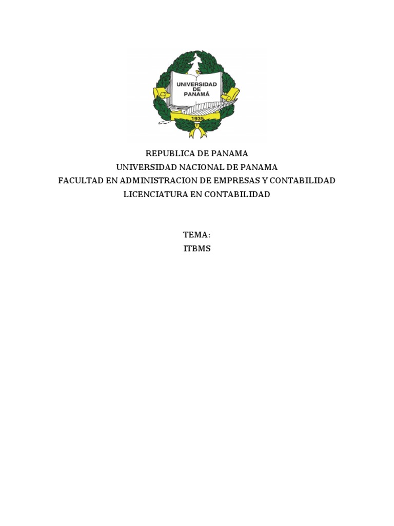 Guía del ITBMS en Panamá | PDF | Porcentaje | Impuestos