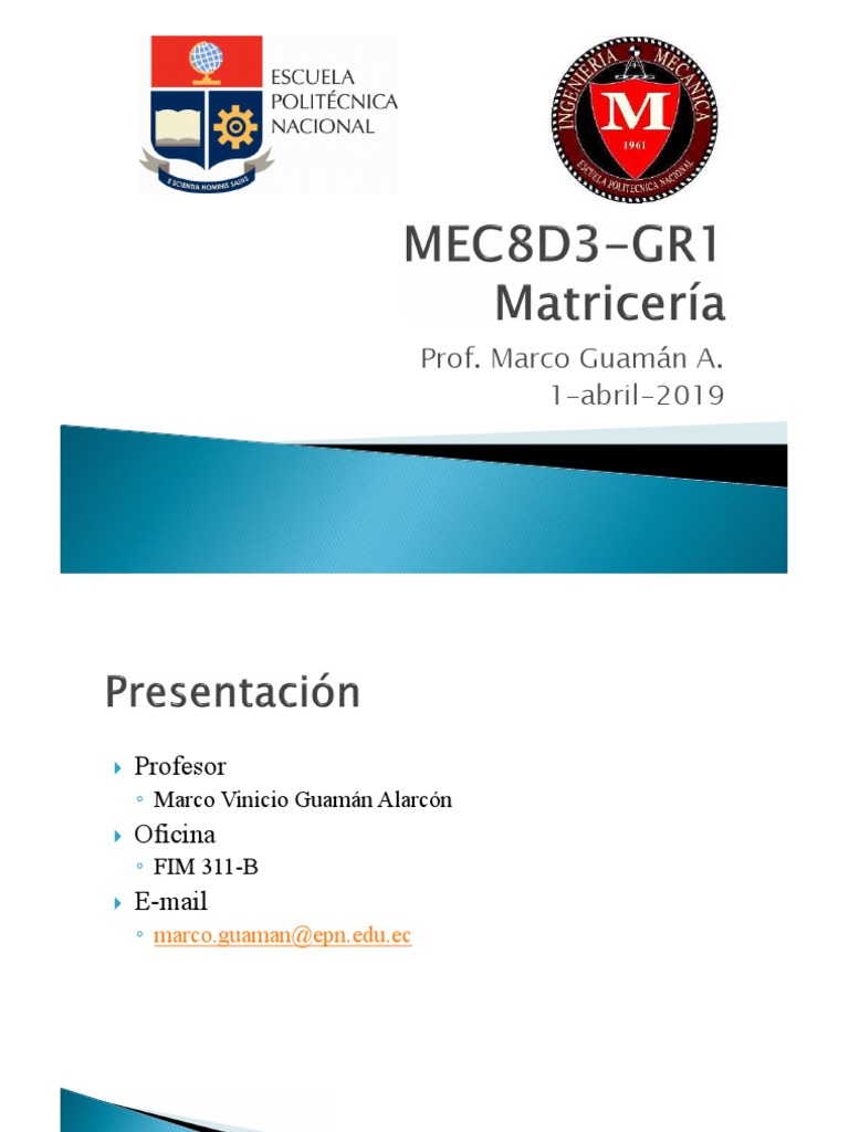 Matriceria | PDF | Matriz (Matemáticas) | Fabricación e ingeniería
