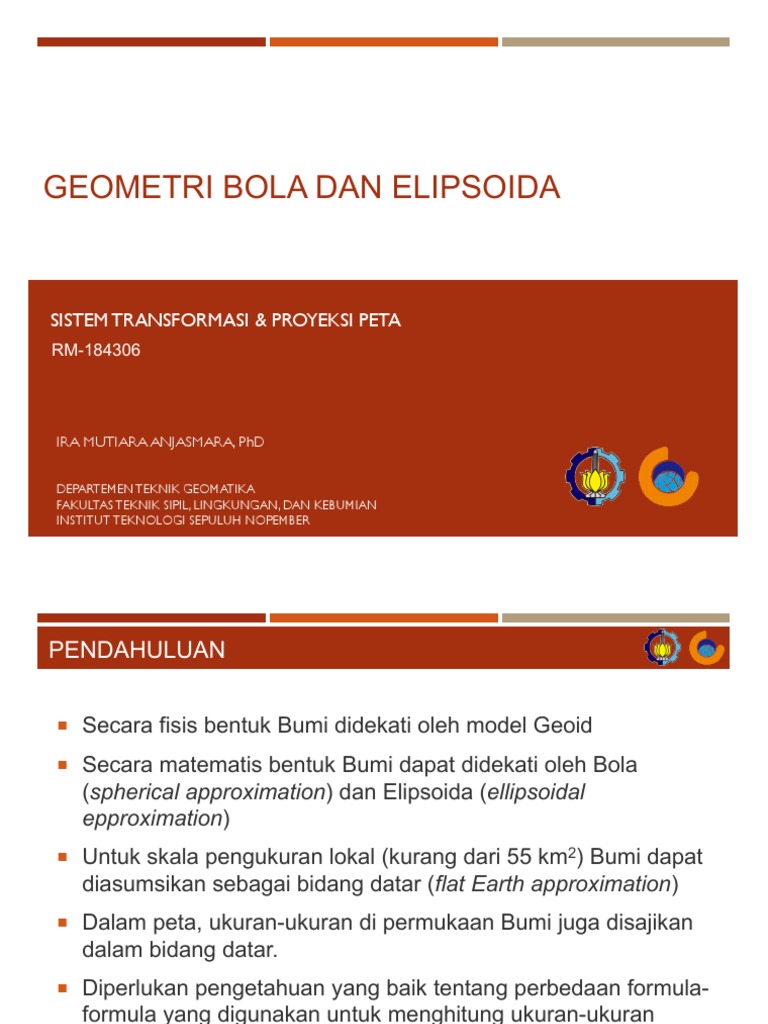 Geometri Bola Dan Elipsoida | PDF