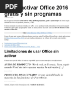 Como Ver Las Licencias Office 2013 y 2016 | PDF | Tecnología