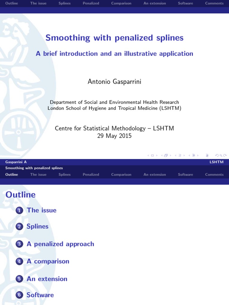 Modeling With Penalized Splines | PDF | Spline (Mathematics ...