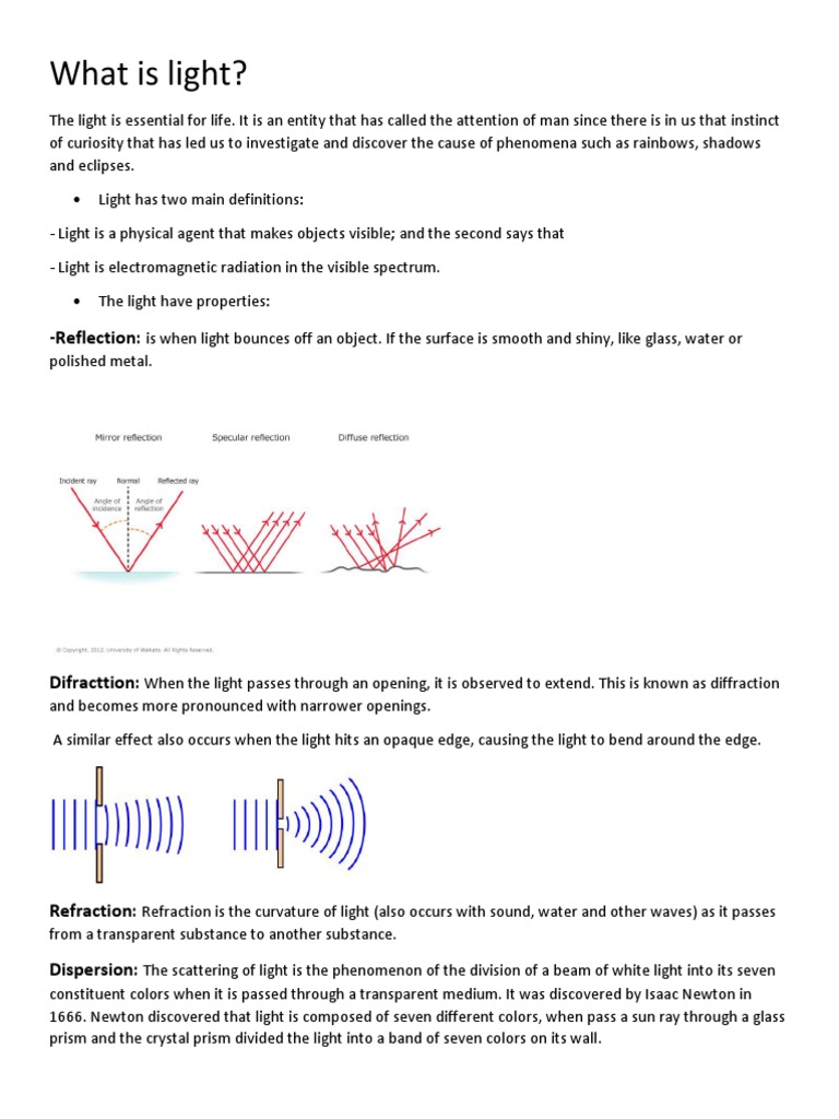 What Is Light? | PDF