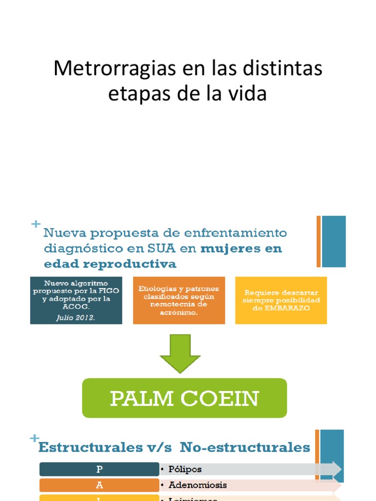 Metrorragias Distintas Etapas | Descargar gratis PDF | Neoplasias | Cáncer