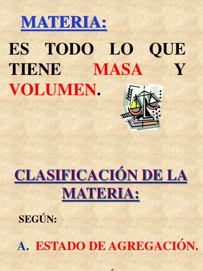 Clasificación de La Materia | PDF