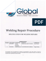 Repair and Buttering Procedure | PDF | Nondestructive Testing | Welding