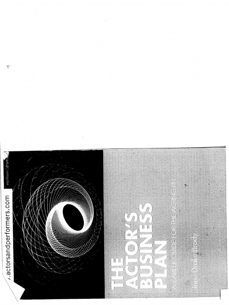 The Actor's Business Plan | PDF
