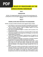 Sample - Internal Rules and Procedure | PDF | Quorum | Oath Of Office