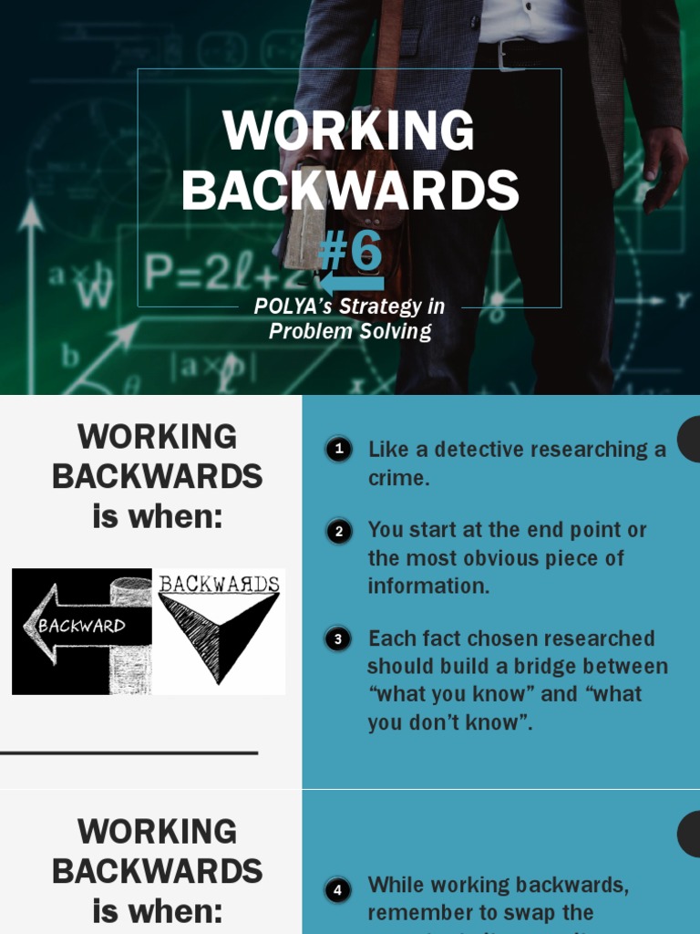 Working Backwards | PDF | Cognitive Science | Neuropsychological Assessment
