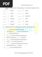 Page From Pagsunod-Sunod-Ng-Pangyayari-Gamit-Ang-Mga-Larawan-Worksheet-1 | PDF