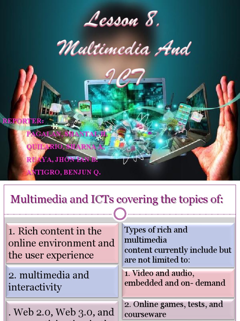 Multimedia and ICT: Enhancing User Experience | PDF | Internet | Web 2.0