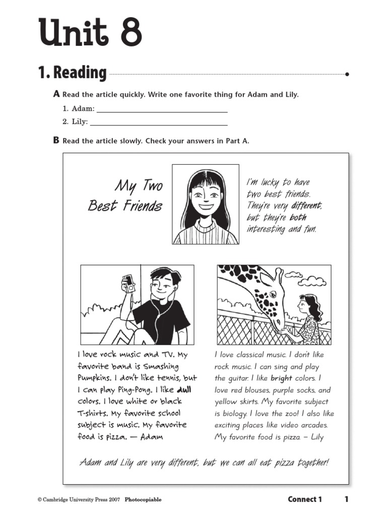 Unit 8 My Best Friend PDF | PDF | Entertainment (General)