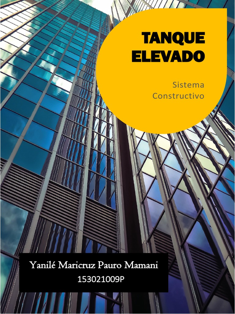 Tanque Elev. by Yanile Pauro | PDF | Fundación (Ingeniería) | Hormigón