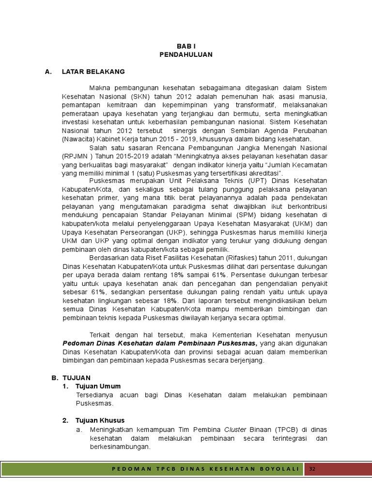 Pedoman TPCB 2019 | PDF