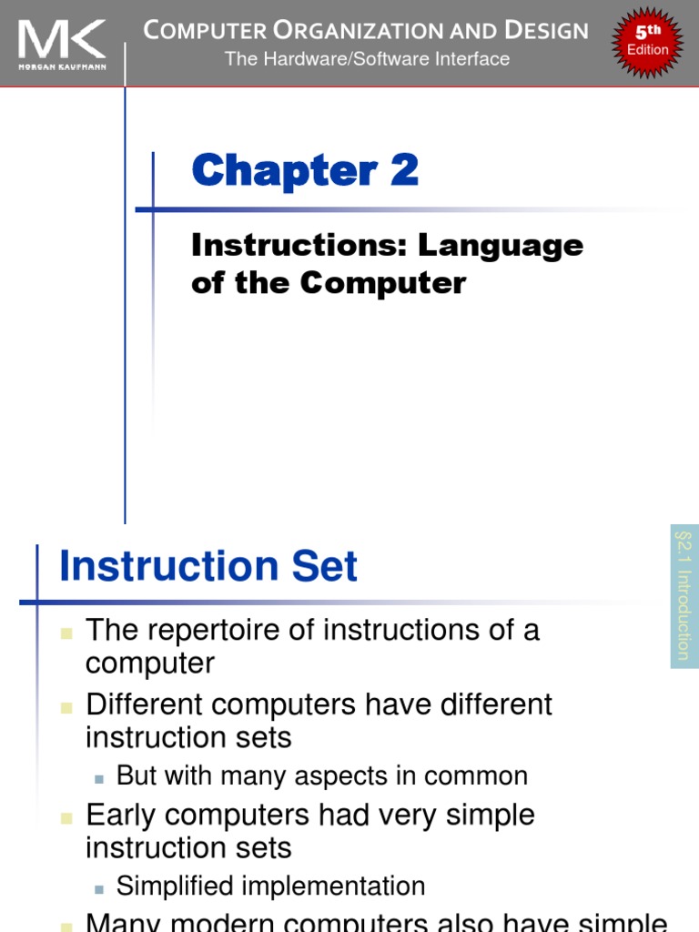 MIPS Instruction Set Overview | PDF | Software Engineering | Central Processing Unit