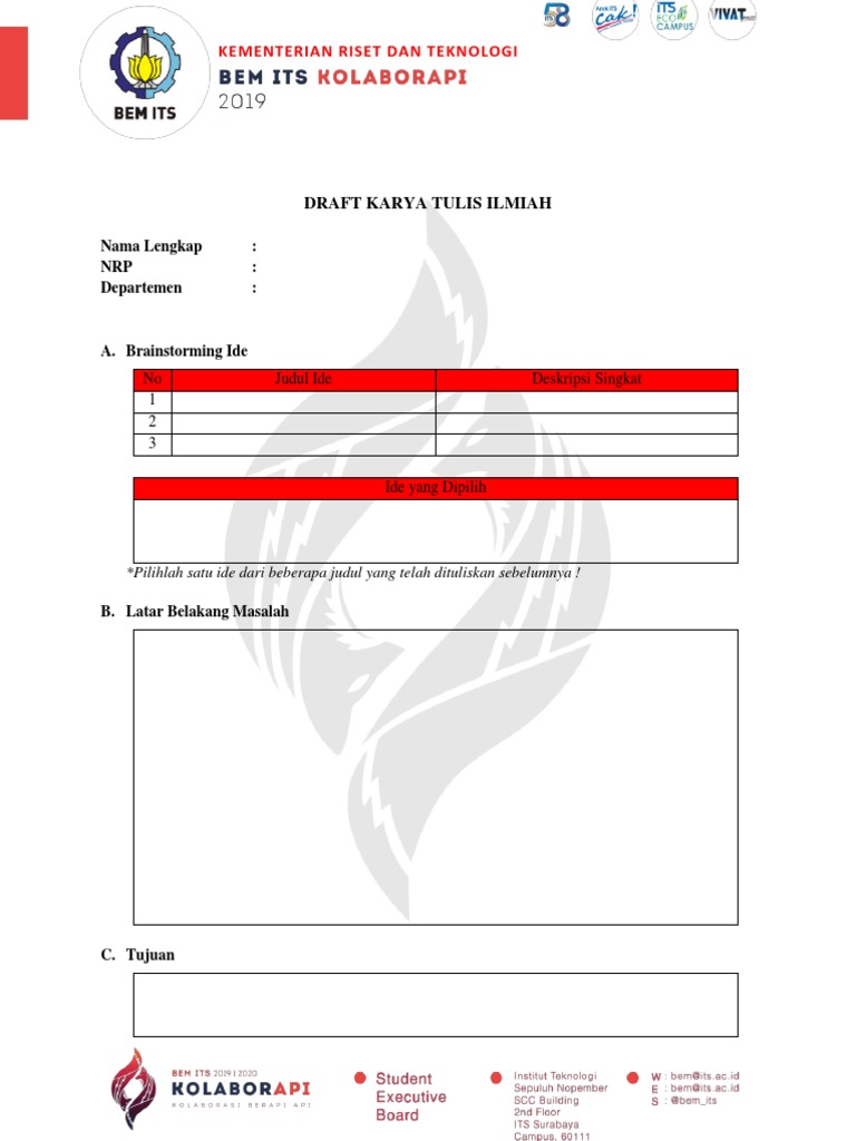 Draft Karya Tulis Ilmiah | PDF