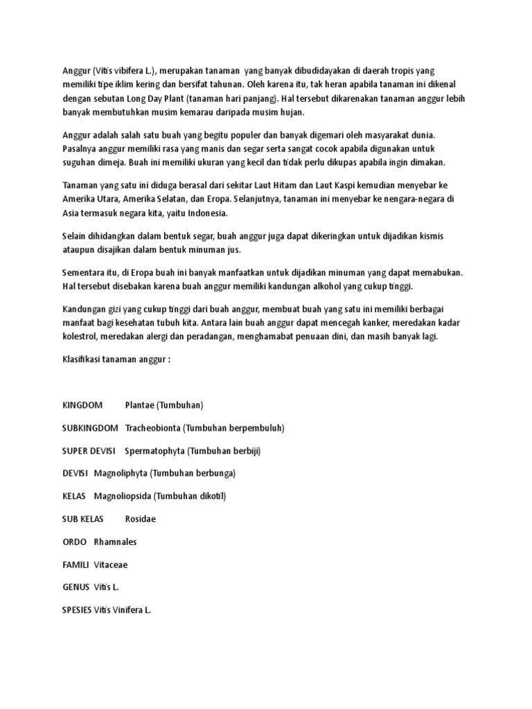 Anggur | PDF