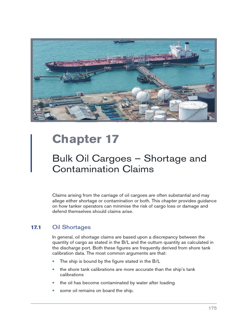 Oil Tanker Shortage and Claims Guide | PDF | Oil Refinery | Oil Tanker