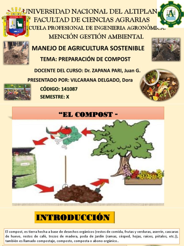 Manejos Compost | PDF | Compost | Suelo