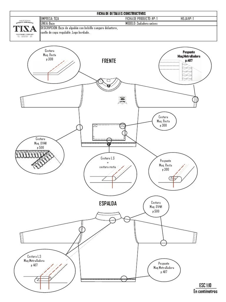 Ficha de Detalles Constructivos | PDF | Ropa Ficha de Detalles Constructivos | PDF | Ropa
