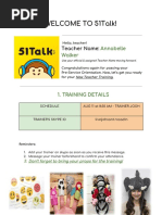 WELCOME TO 51talk!: Teacher Name | PDF | Computing | Communication