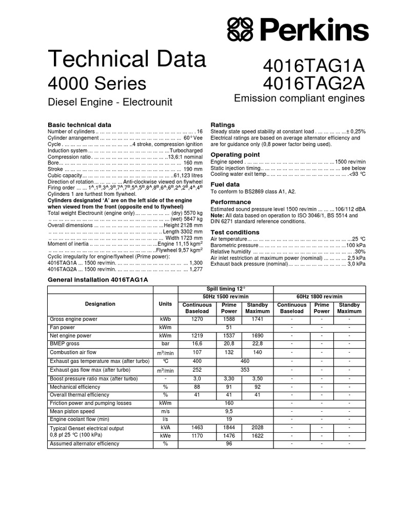 4016tag1a - Tag2a PDF | PDF | Turbocharger | Diesel Engine