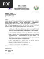 Letter Sa Paghihingi NG Abuloy | PDF