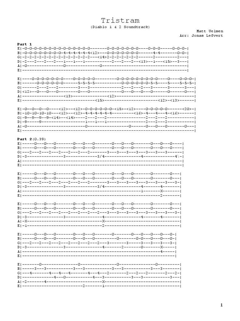 Diablo Tristram PDF | PDF