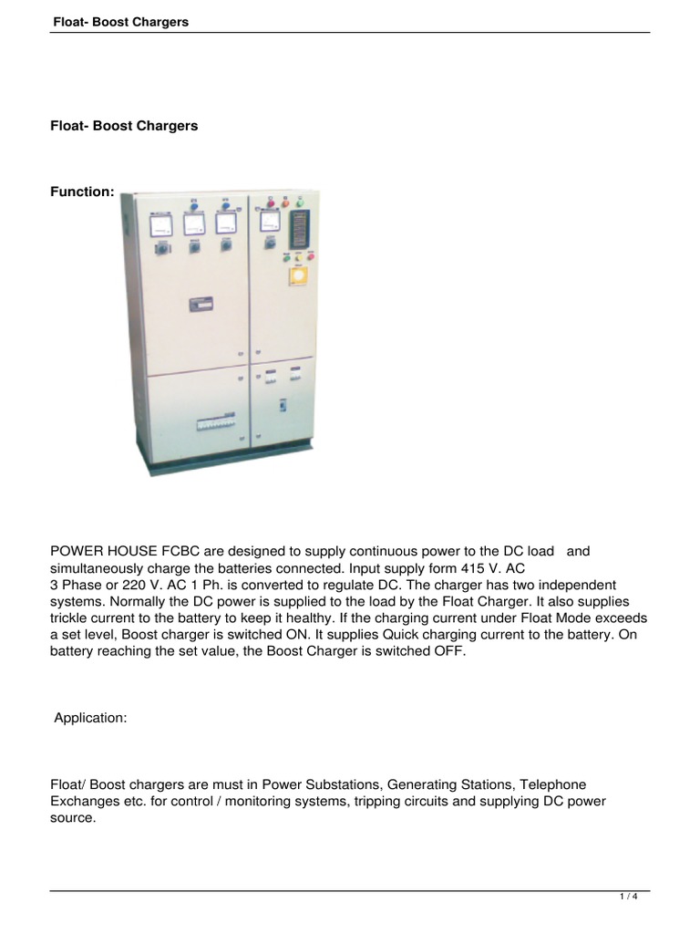 Boost Charger | PDF | Battery Charger | Direct Current