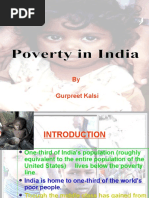 Project On Poverty in India | PDF | Poverty Reduction | Poverty