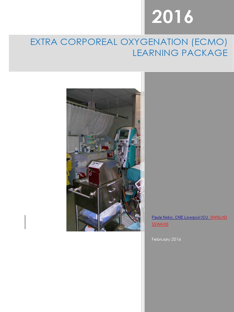 ECMO Learning Package | PDF | Vein | Circulatory System