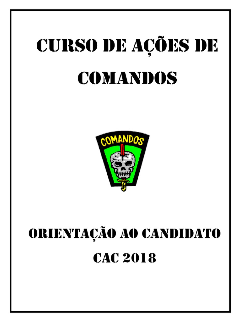 Curso de Formação de Comandos | PDF | Comandos (soldados) | Calor