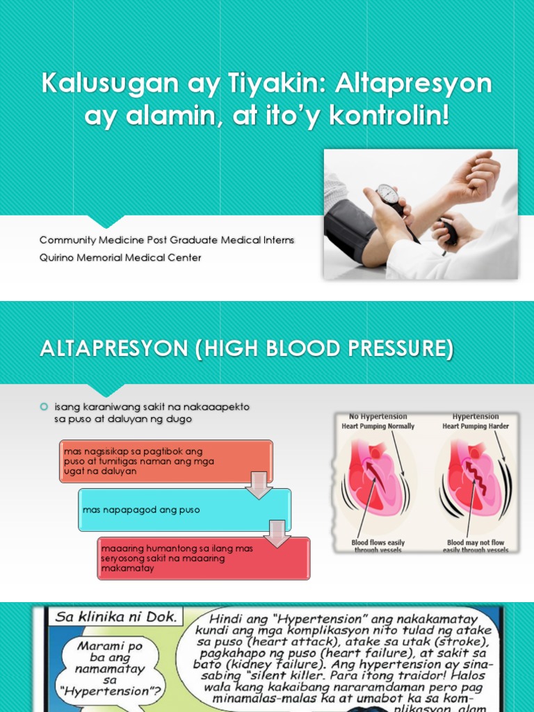 Hypertension Community Lecture | PDF