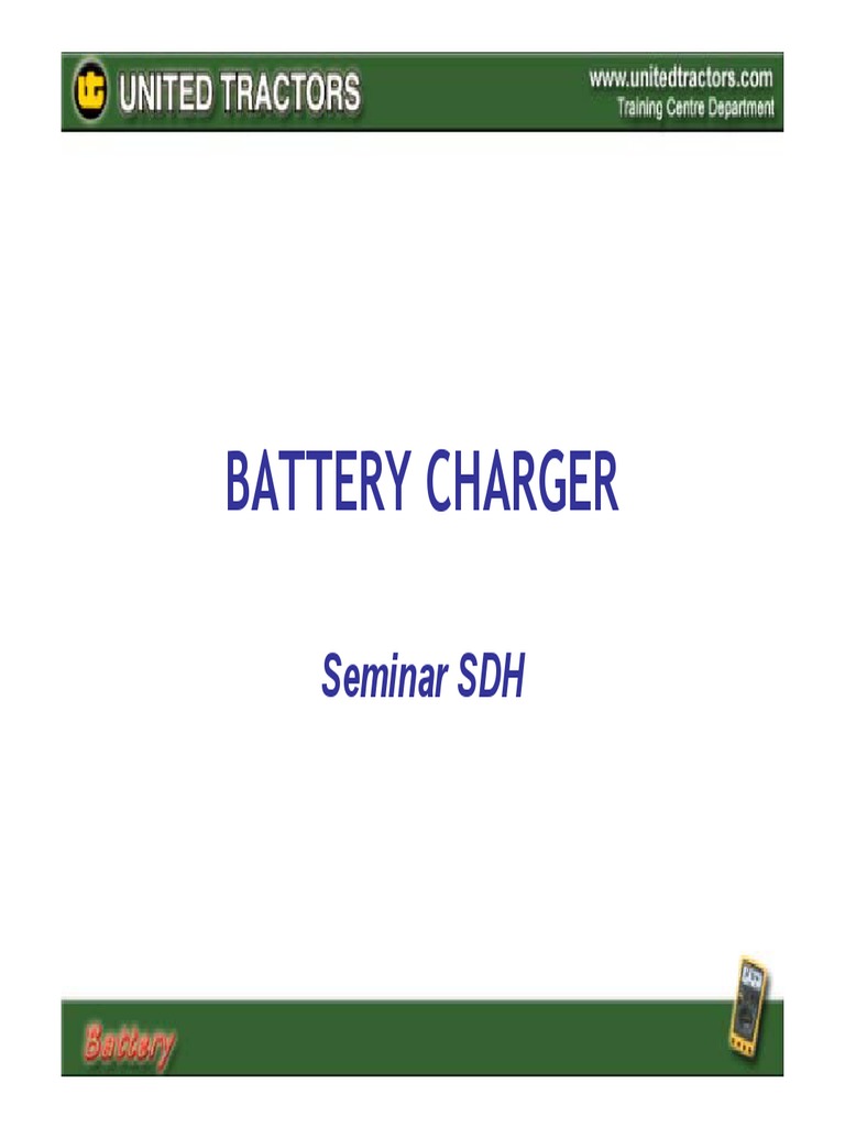 Proper Operation and Safety Instructions for Battery Charging | PDF