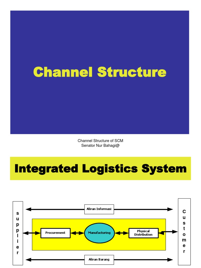 Understanding Channel Structures in Supply Chain Management | PDF ...