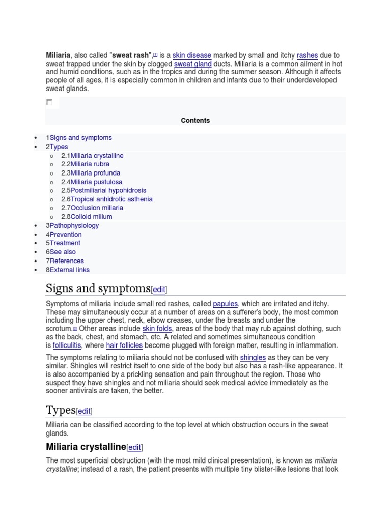 Signs and Symptoms: Skin Disease Rashes Sweat Gland | PDF | Clinical ...