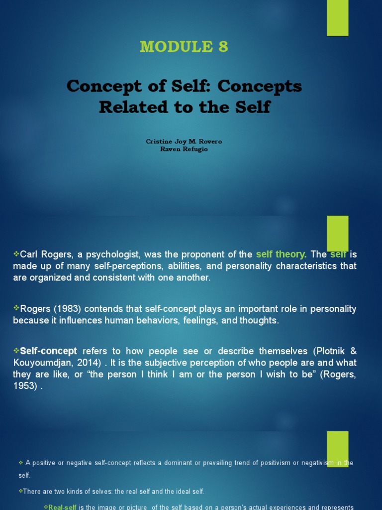 Understanding The Self | PDF | Self | Self Concept