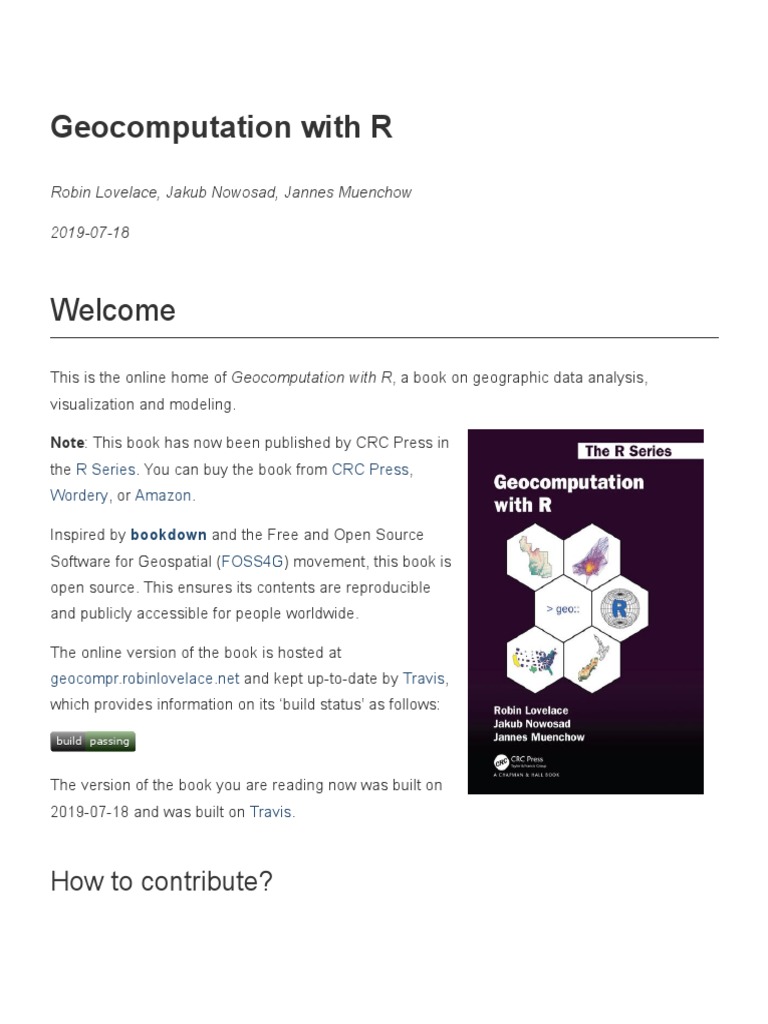 Geocomputation With R | PDF