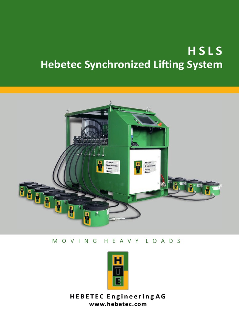 E-Hsls HEBETEC Sync Lifting System | PDF | Touchscreen | Power Supply