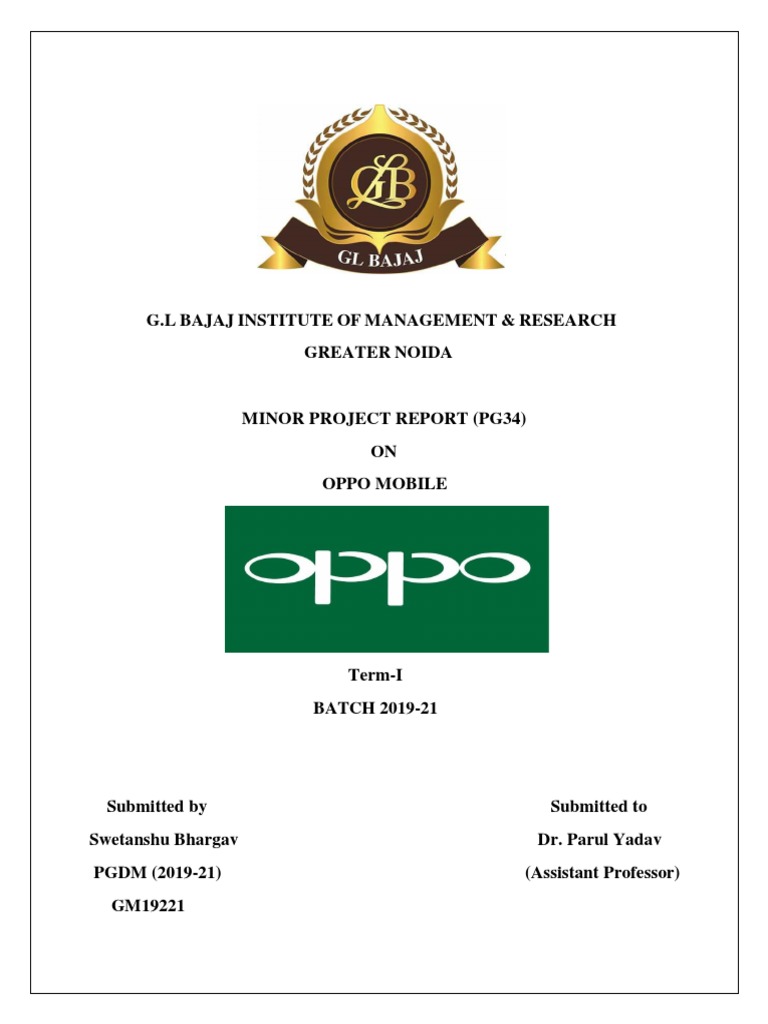 Oppo Mobile PDF | PDF | Xiaomi | Promotion (Marketing)