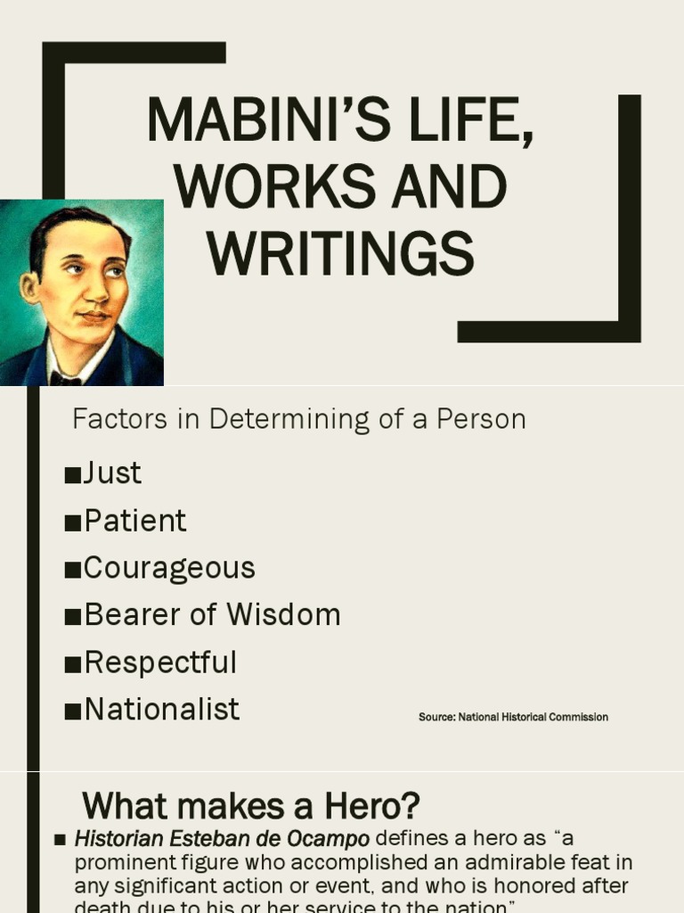 Apolinario Mabini: Life and Legacy | PDF | Philippines